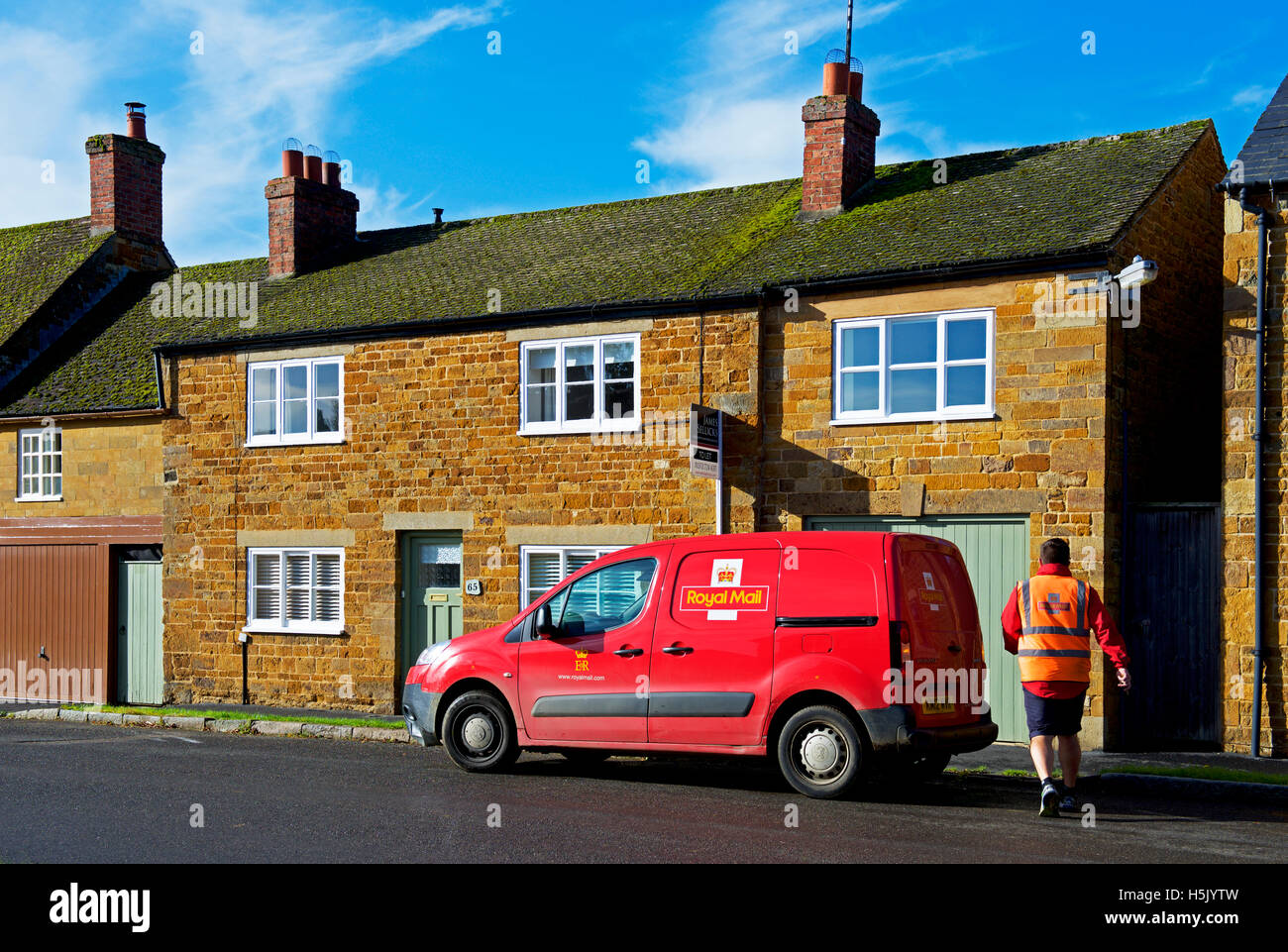 Royal mail postman village hi-res stock photography and images - Alamy