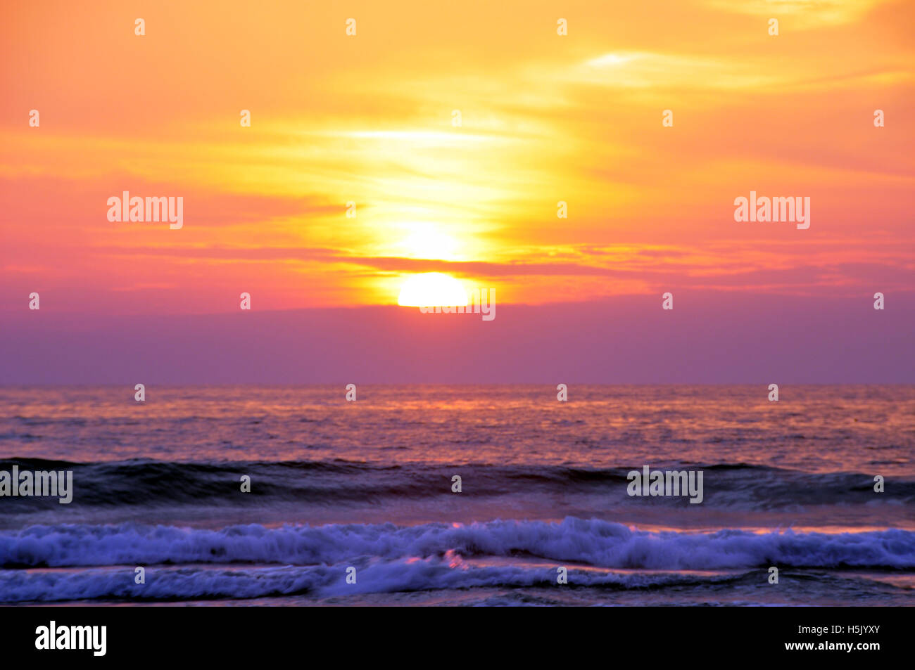Patong beach sunset Stock Photo - Alamy
