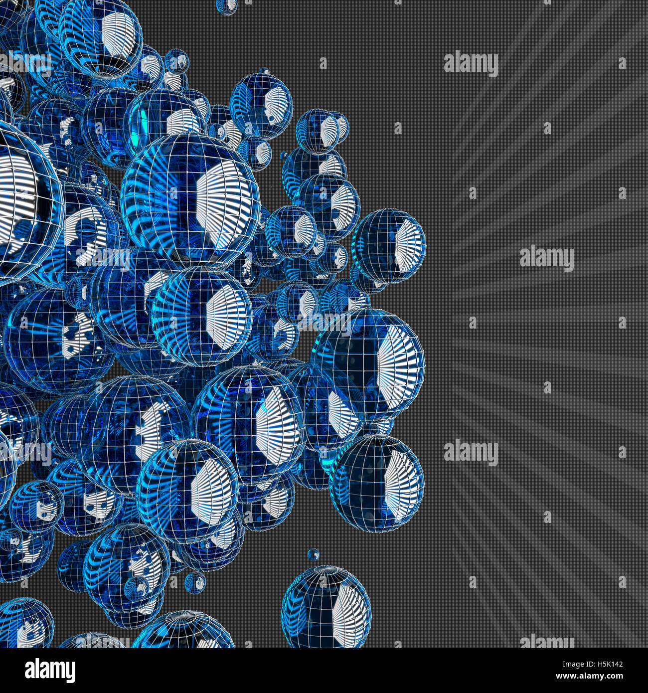 Dark blue spheres hi-res stock photography and images - Alamy