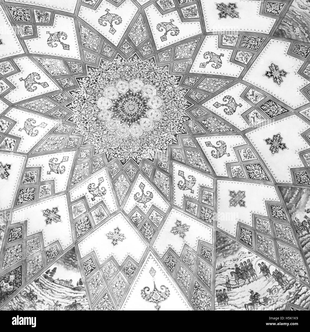 in iran abstract texture of the religion architecture mosque roof ...