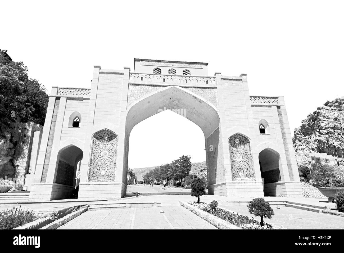 in iran shiraz the old gate arch historic entrance for the old city and ...