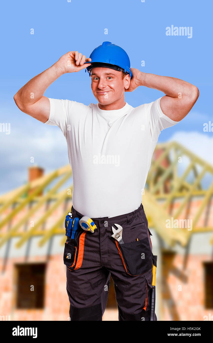 Construction worker tools hi-res stock photography and images - Alamy