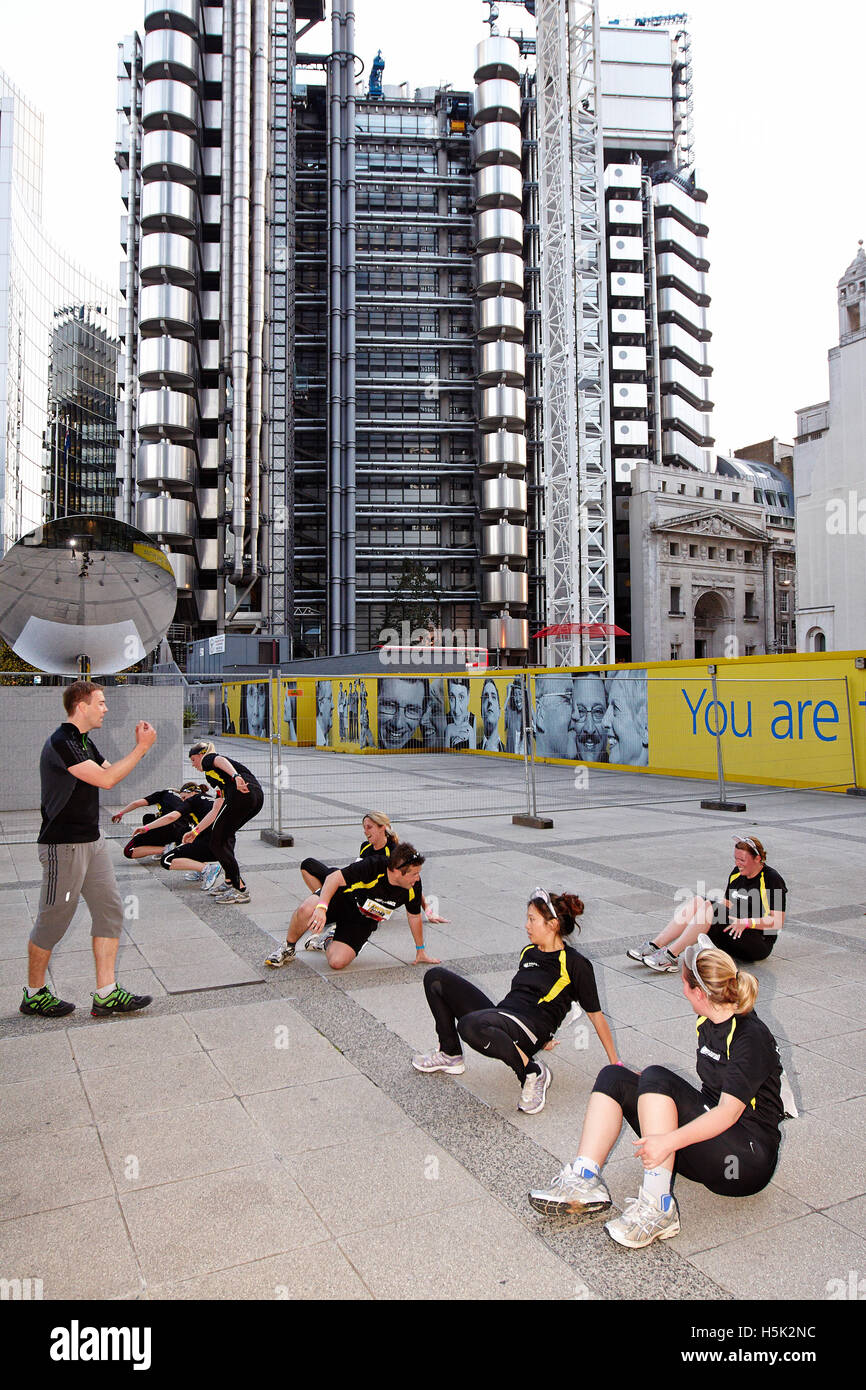 Competitors in the Rat Race Urban Adventure around the streets of ...
