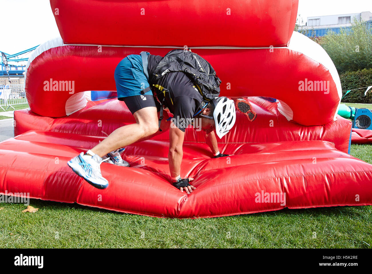 Ben Fogle competes in the Rat Race Urban Adventure as part of a BBC ...