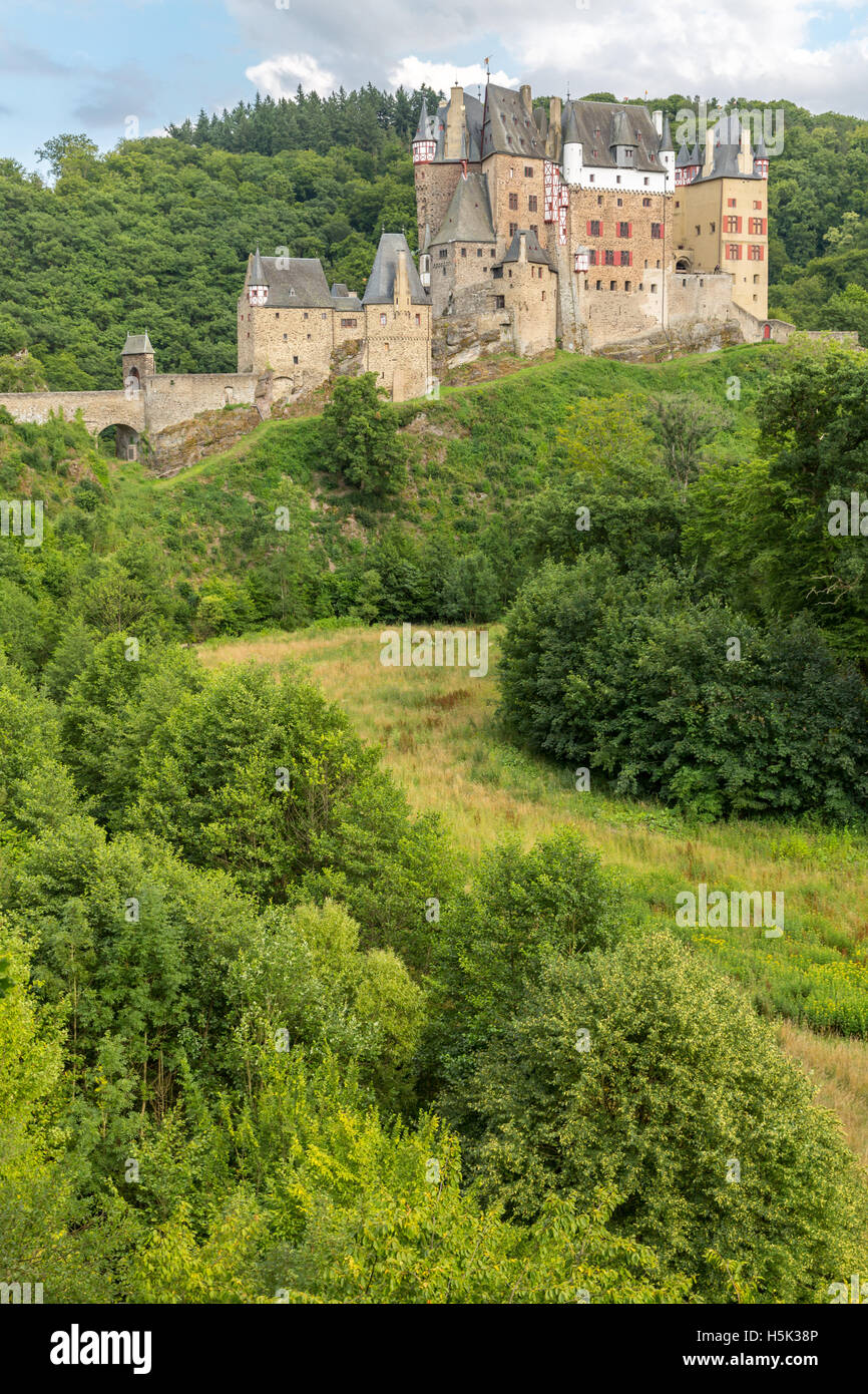 View of the Burg Eltz Castle Germany Stock Photo - Alamy