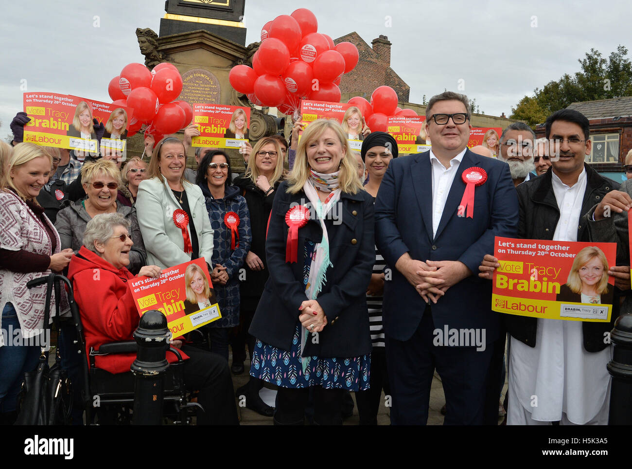Tracy Brabin, newly elected MP for Batley and Spen, and Tom Watson ...