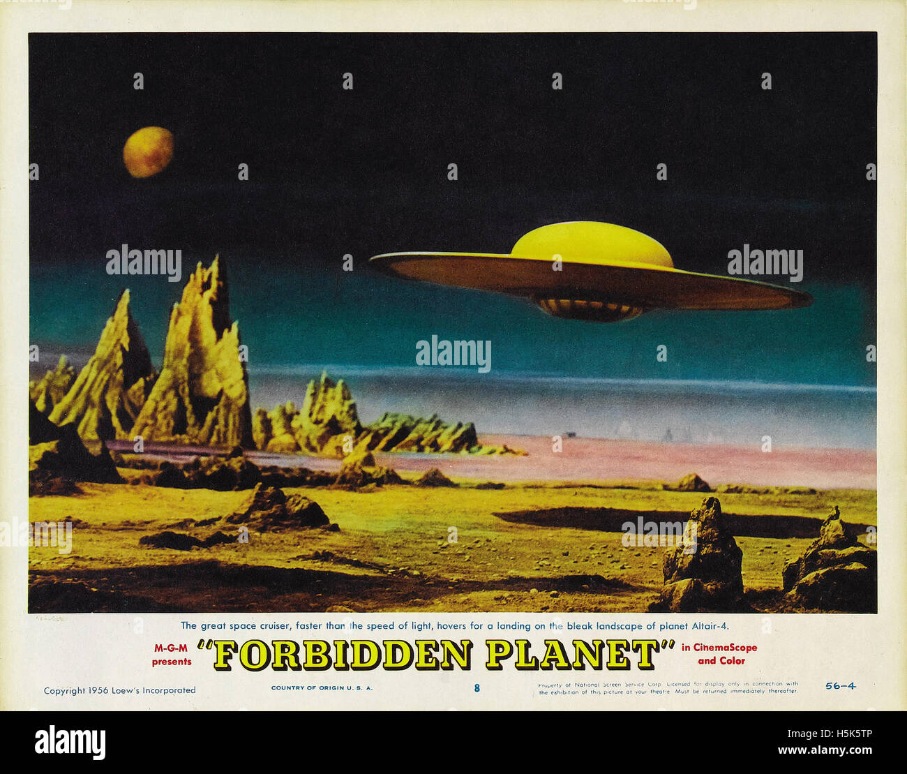 Forbidden Planet - Director Fred McLeod Wilcox - 1956 - Movie Poster ...