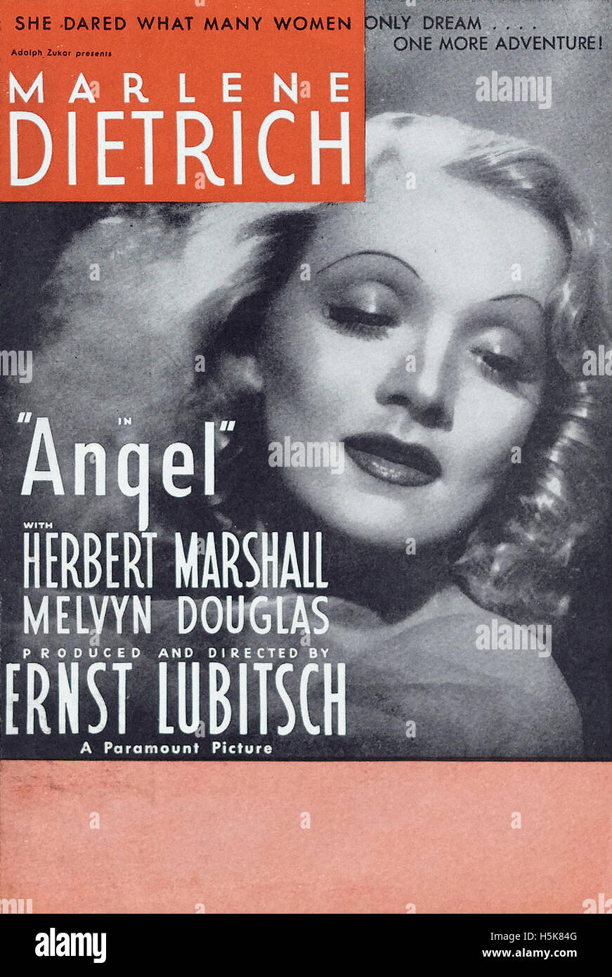 Angel (1937) - Movie Poster Stock Photo - Alamy