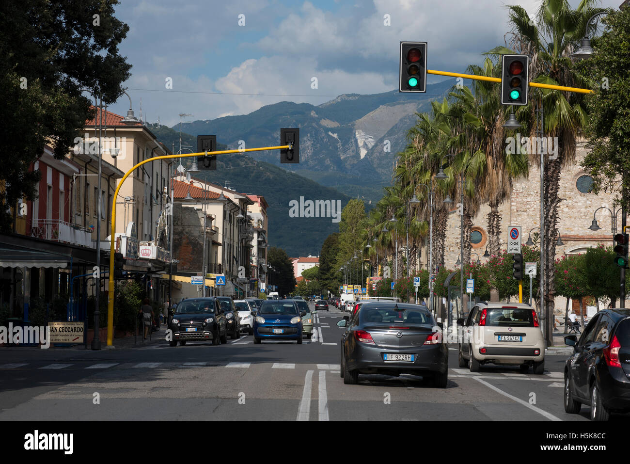 Italy. Marina di Carrara Marble Quarries, Carrara, Massa and Carrara in ...