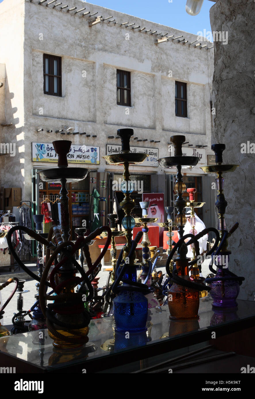 Old souq, Waqif souq, Doha, Qatar, Middle East Stock Photo - Alamy