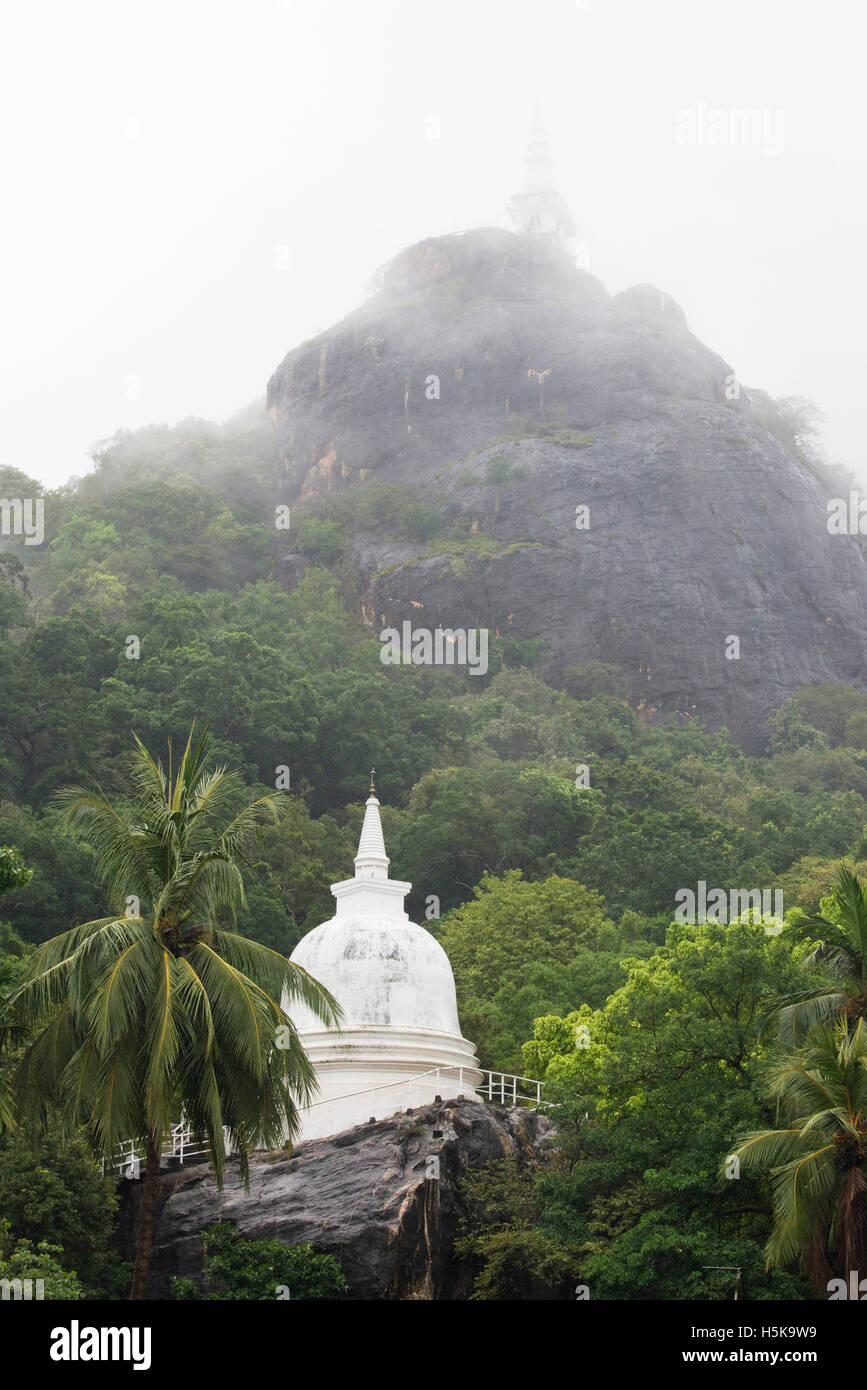 Dimbulagala Buddhist Monastery, Near Polonnaruwa, Sri Lanka Stock Photo ...