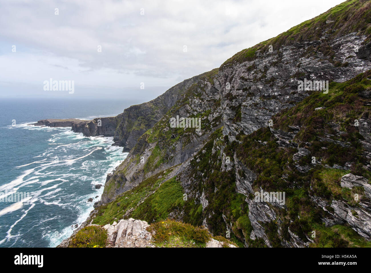 Fogher Cliffs in Ireland Stock Photo - Alamy