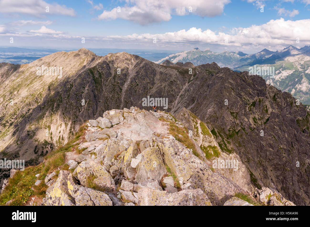 Beautiful scenery of High Tatra mountains Stock Photo - Alamy