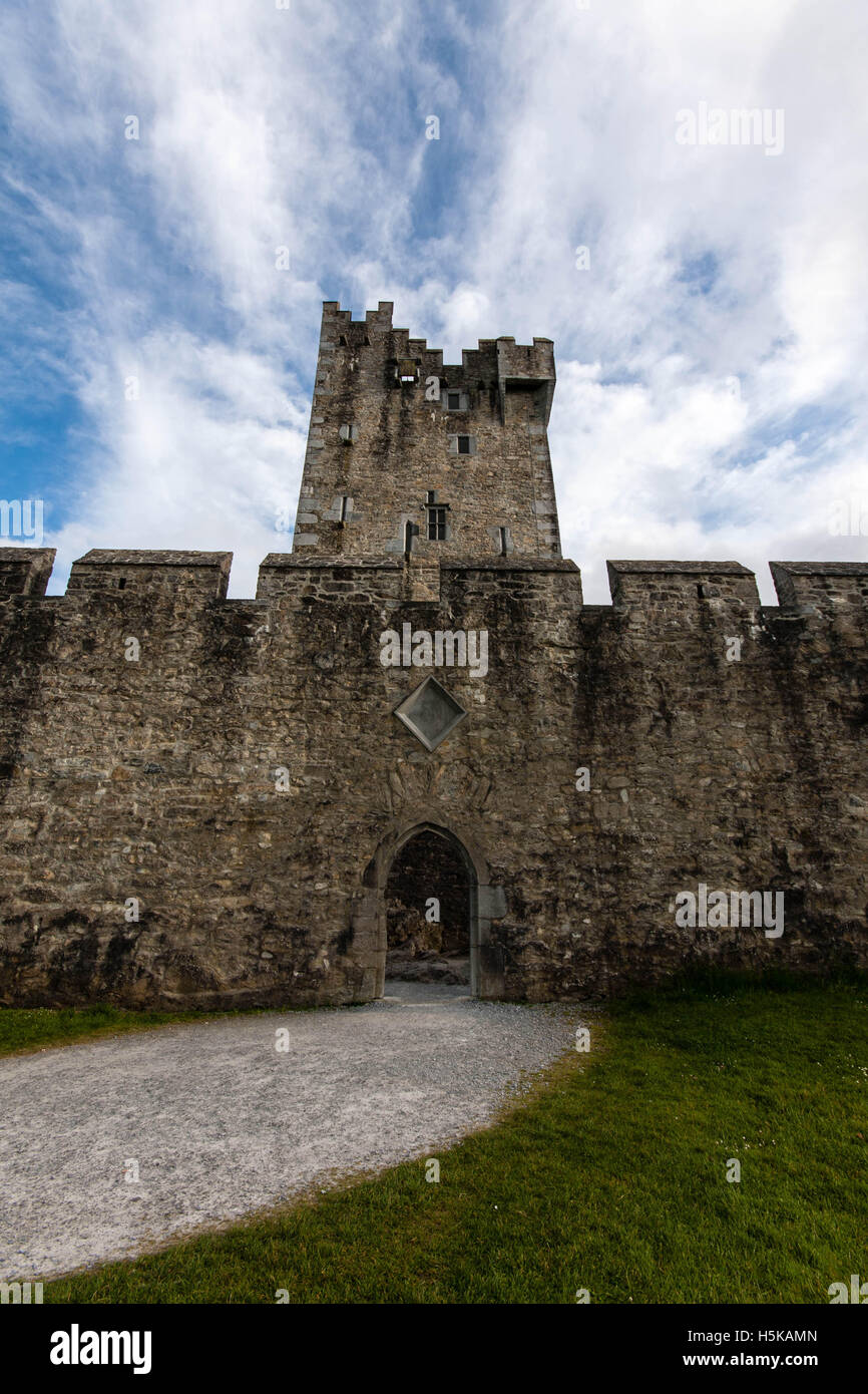Entrance of Ross Castle Stock Photo - Alamy