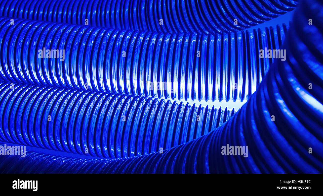 Long blue cleaner tube Stock Photo - Alamy