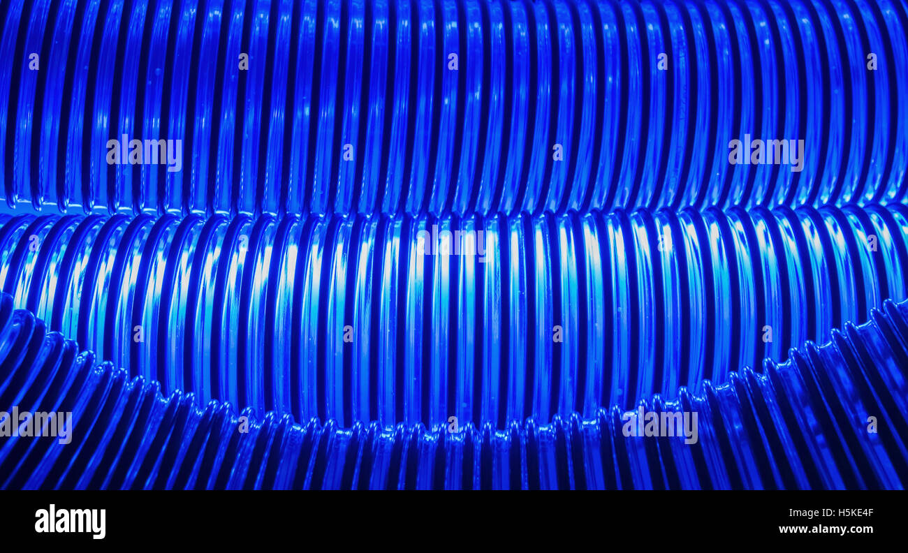 Flexible round corrugated tube Stock Photo - Alamy