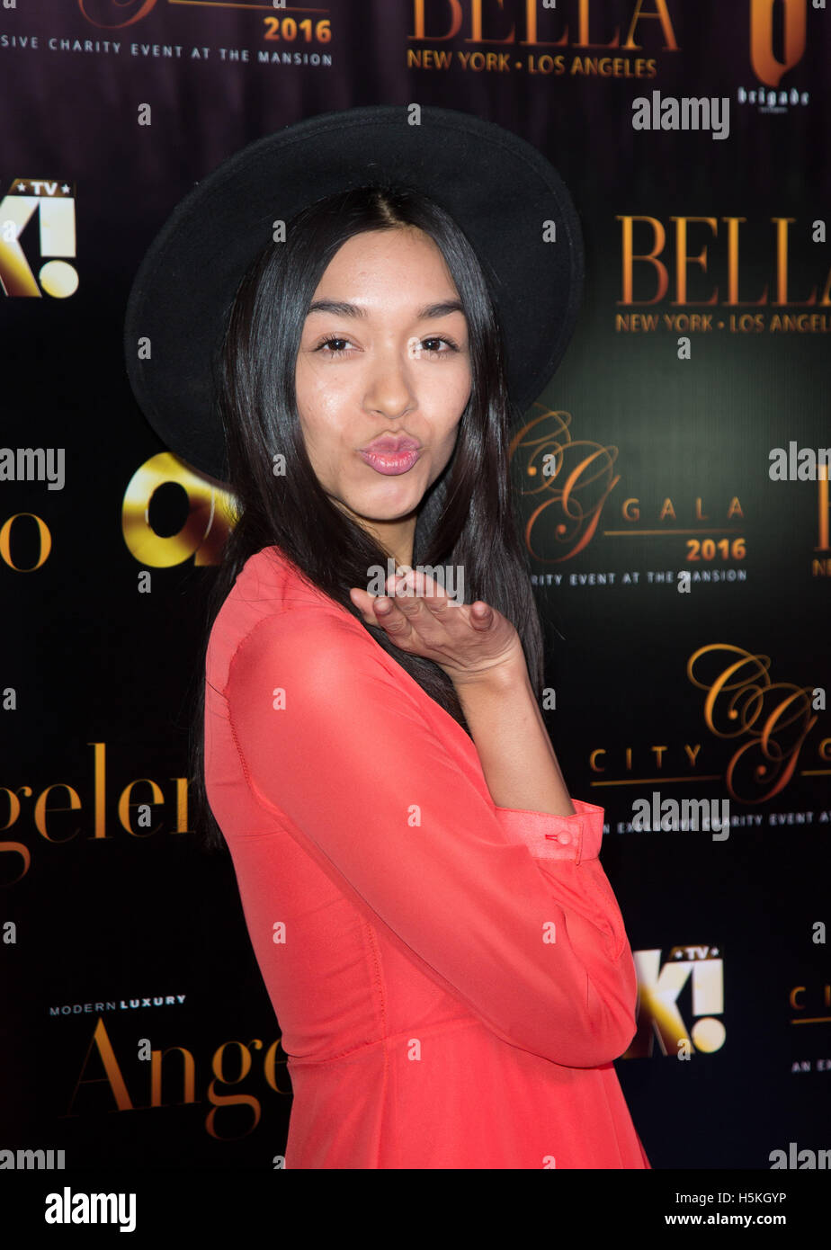 Sam Rea attends the 2016 City Gala Fundraiser at The Playboy Mansion on ...