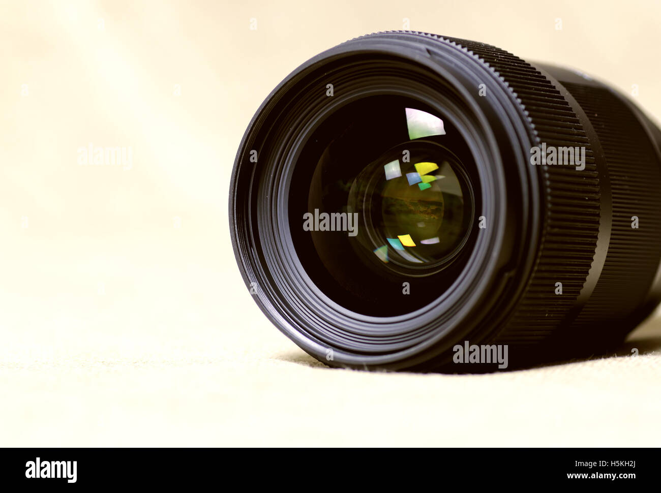 toned monochrome background of lens flare object Stock Photo - Alamy