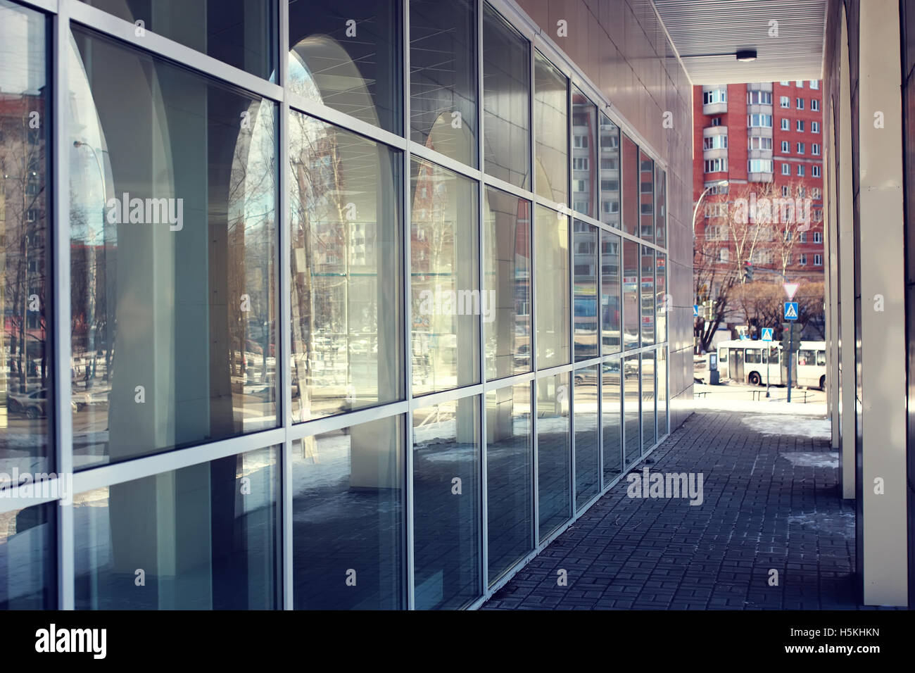 architecture glass arches Stock Photo - Alamy