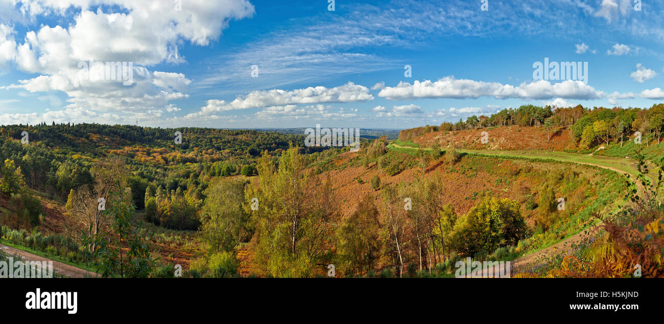 The location of the old A3 London to Portsmouth road at Hindhead, after ...
