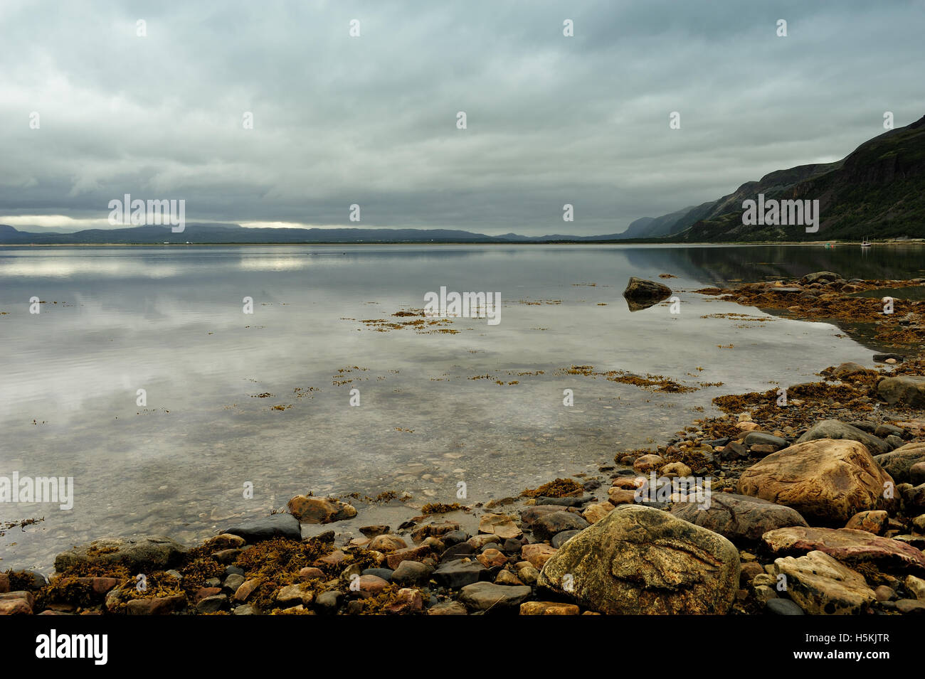 the coast of Anarjohka river, Finnmark, Norway Stock Photo - Alamy