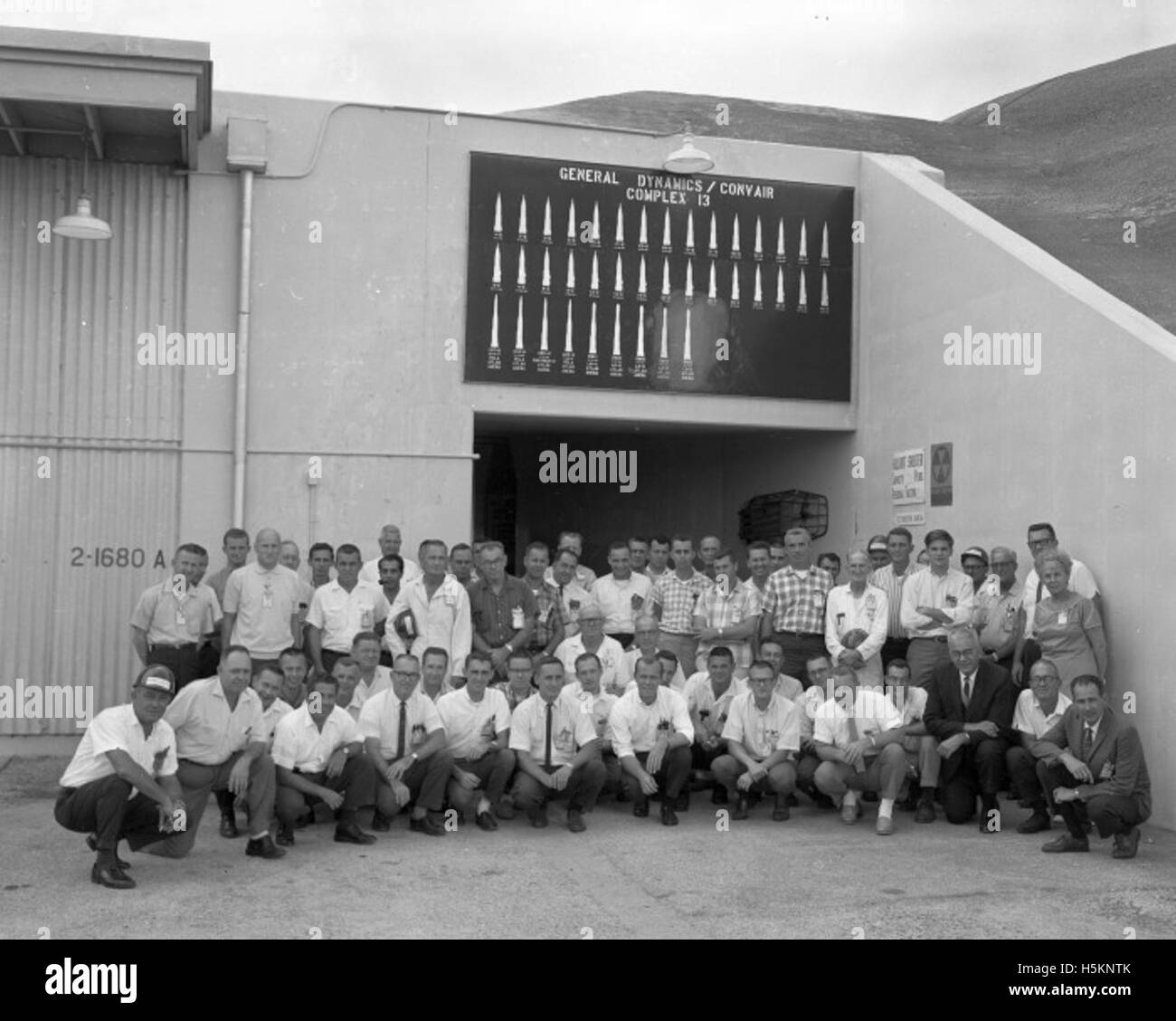 This image from the Atlas Collection shows engineers conducting final ...