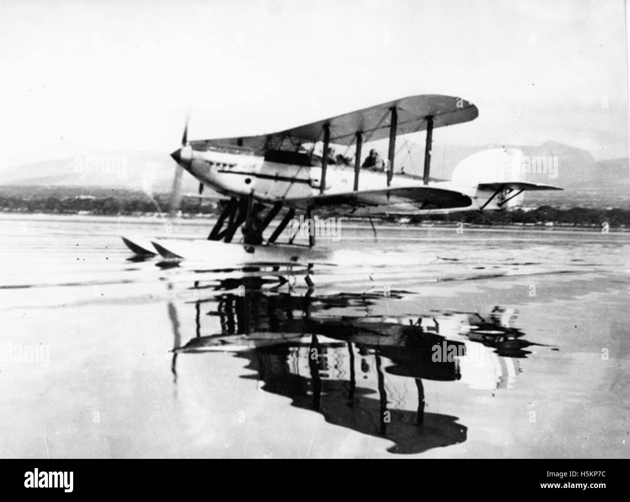 An image from the SDASM collection showing an aircraft in a hangar ...