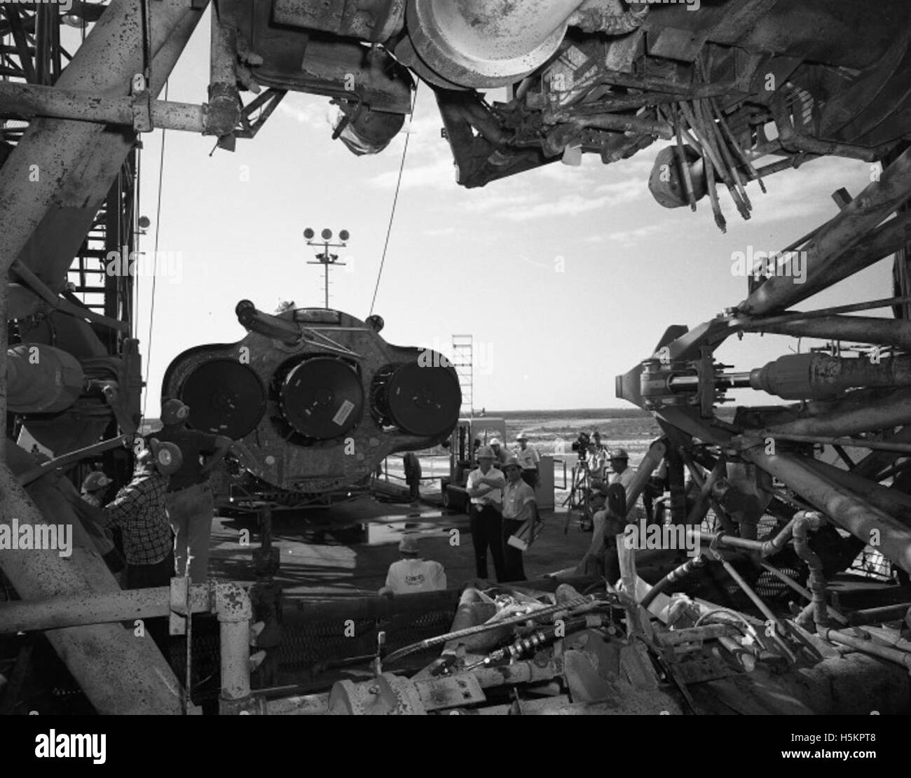 Photograph from the Atlas Collection showing a military tank driving ...
