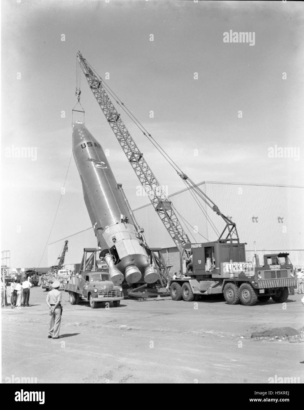 Photograph from the Atlas Collection showing an aircraft in flight with ...