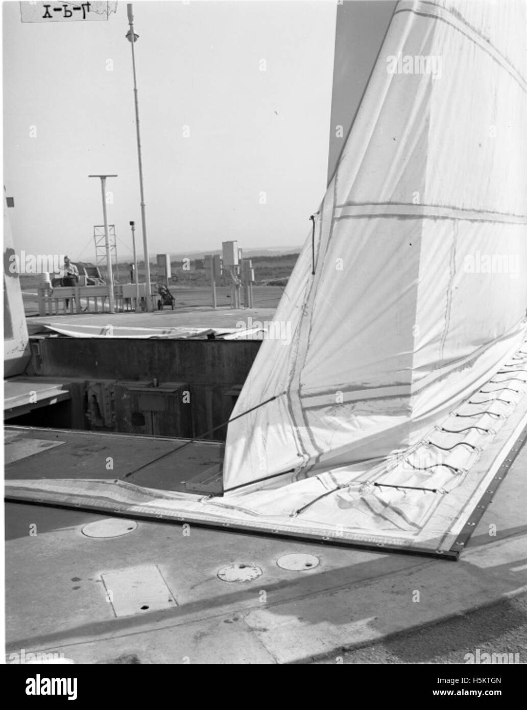 A negative from the Atlas Collection showing an aircraft or aviation ...