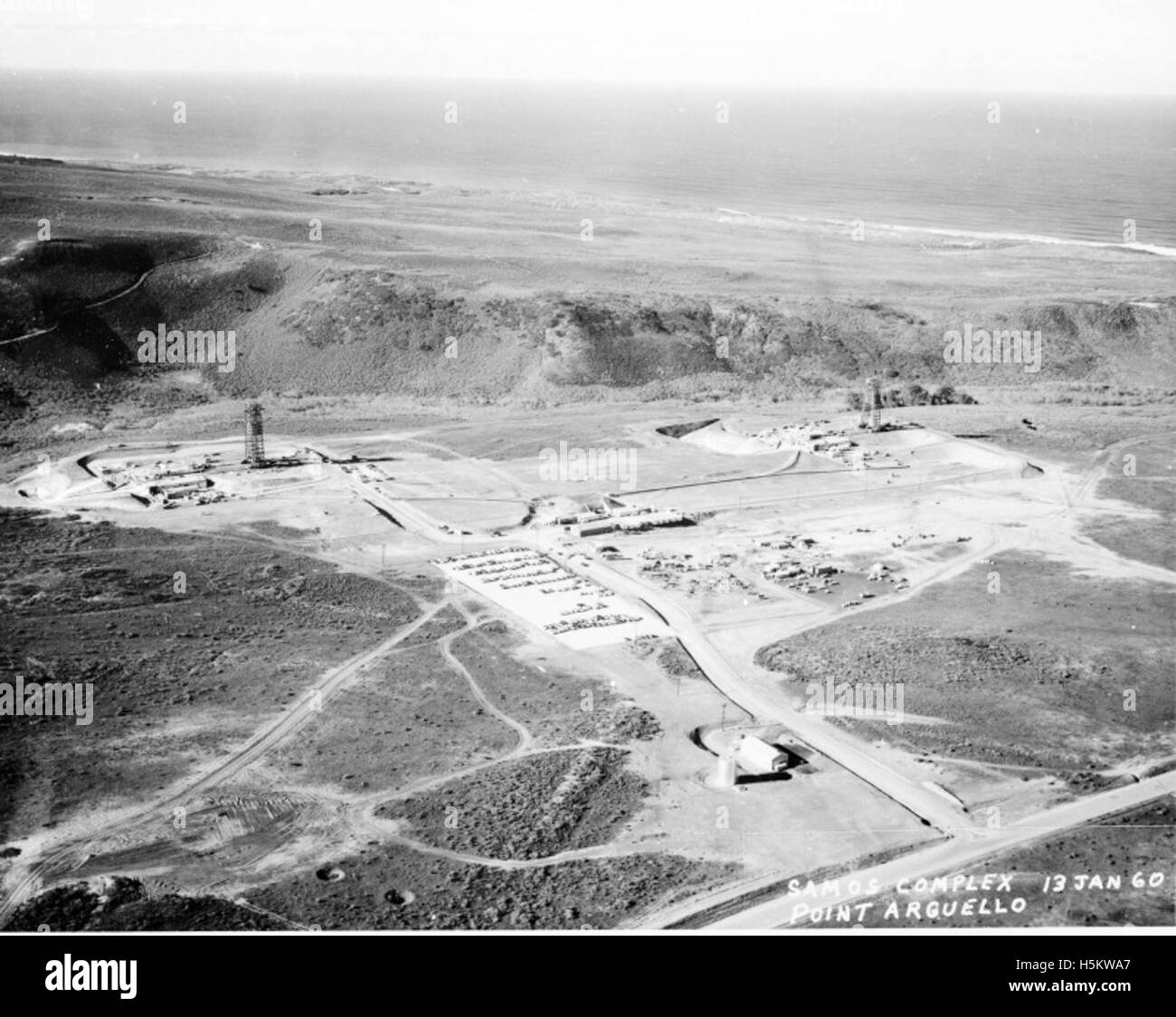 Negative image from the Atlas Collection depicting a military ship in ...