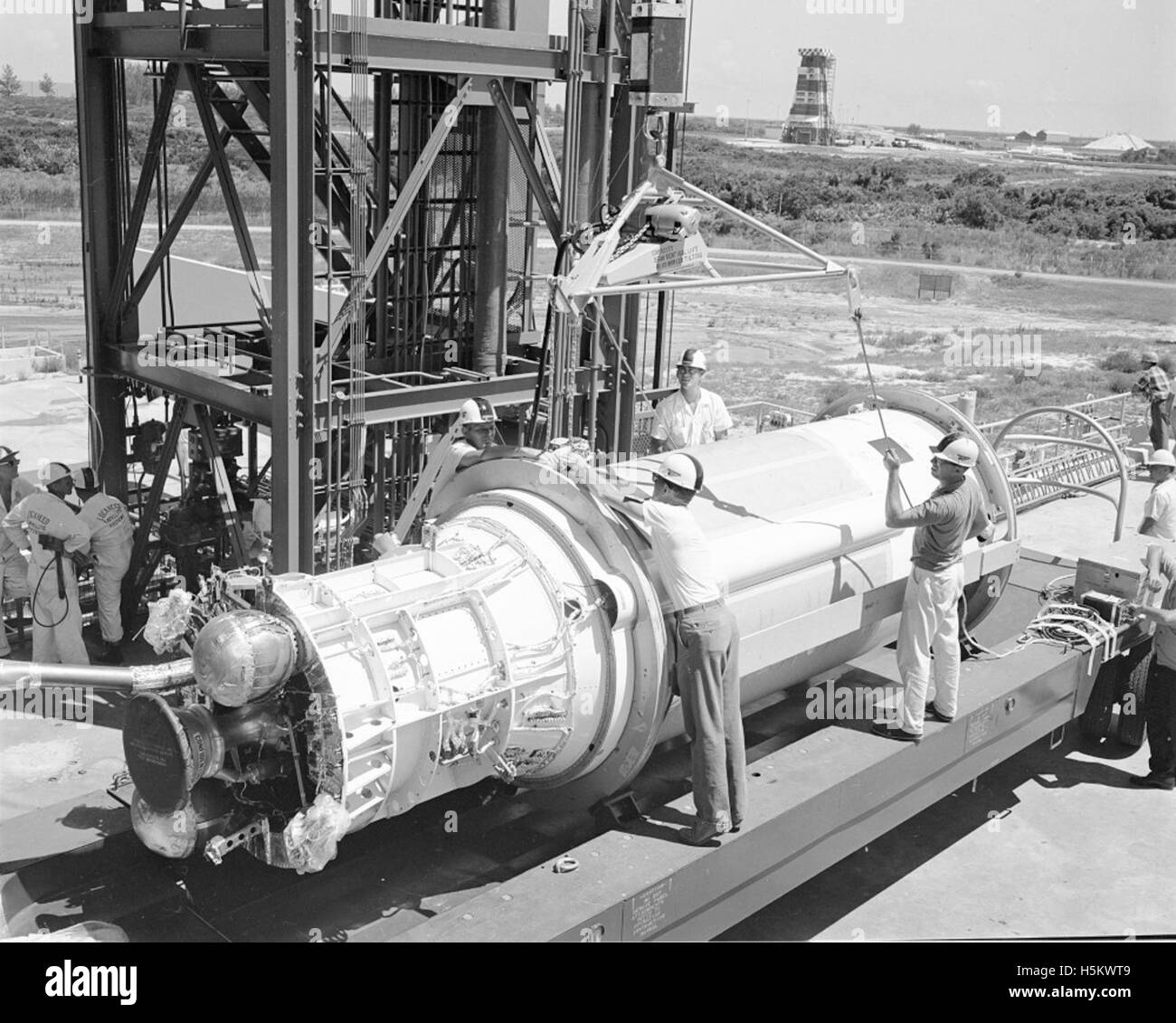 1961 rocket launch Black and White Stock Photos & Images - Alamy