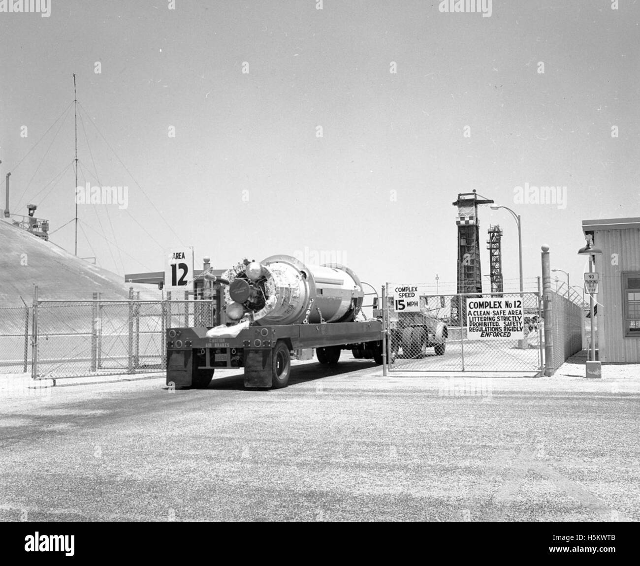 1961 rocket launch Black and White Stock Photos & Images - Alamy