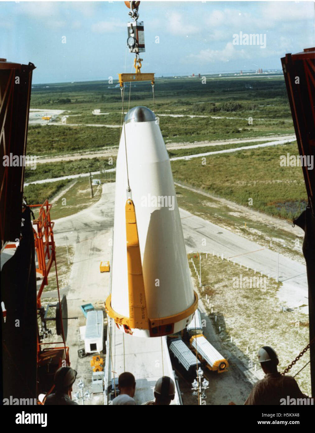 This Atlas Collection image features a military jet aircraft during a ...