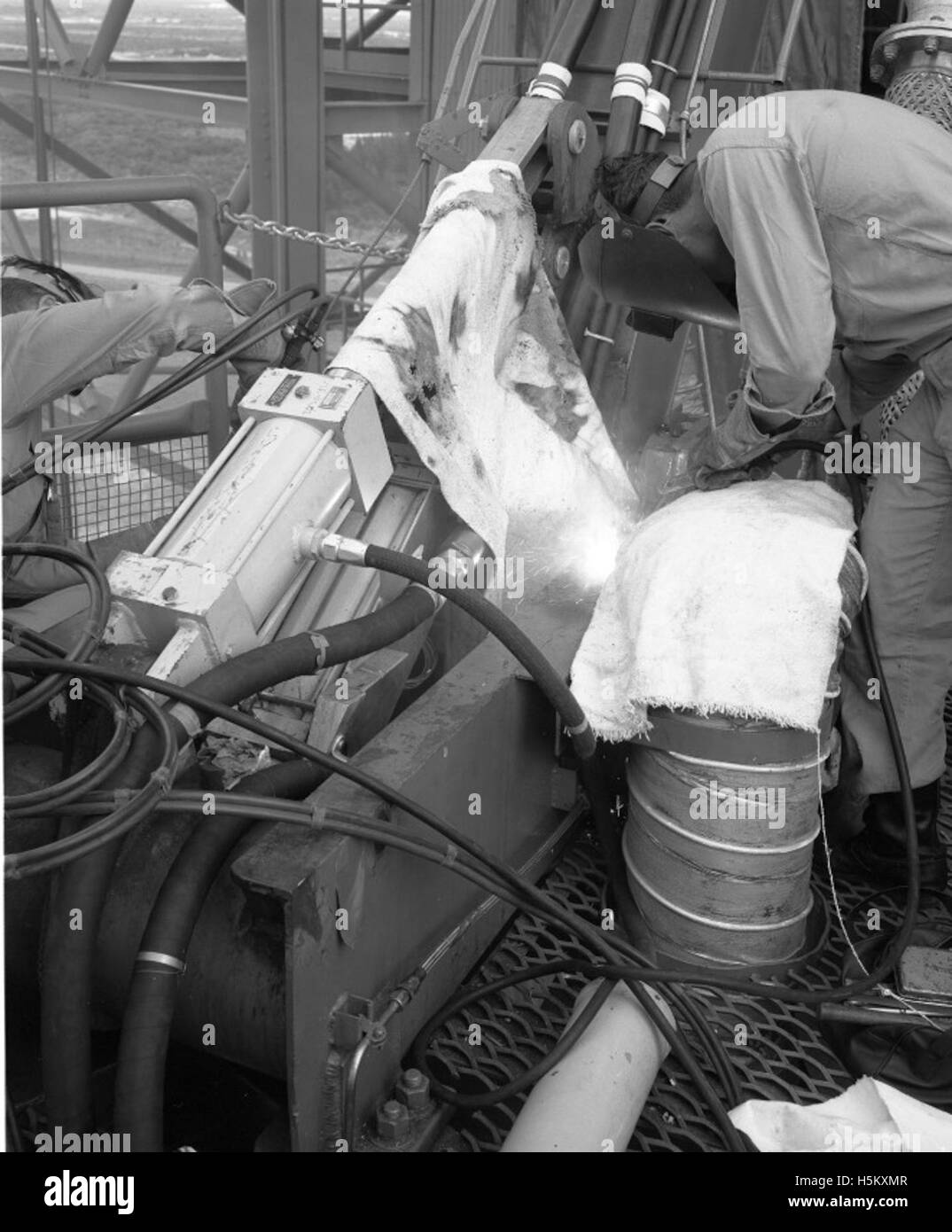 This image from the Atlas Collection shows a military aircraft in mid ...