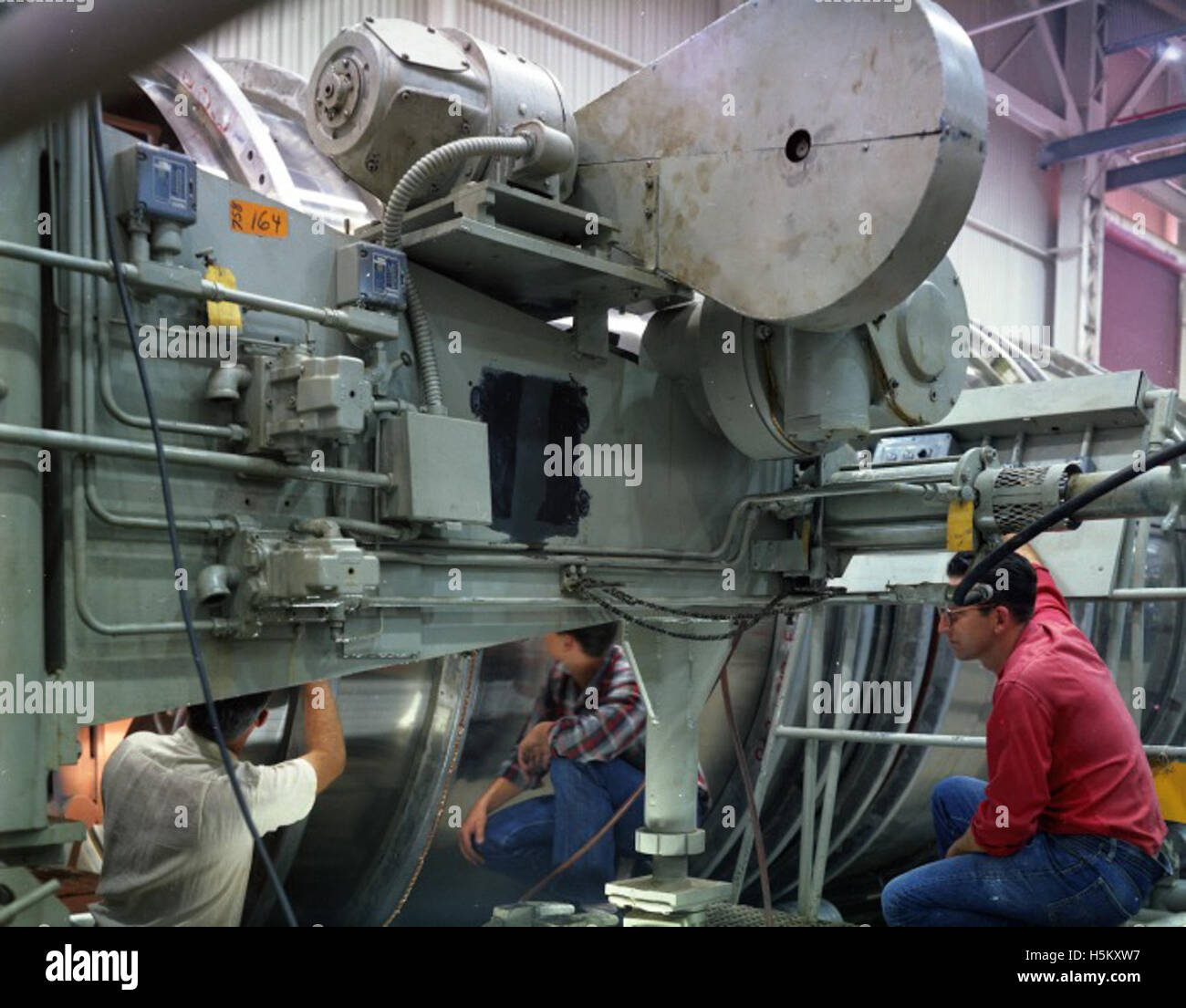 This photograph from the Atlas Collection shows a military helicopter ...