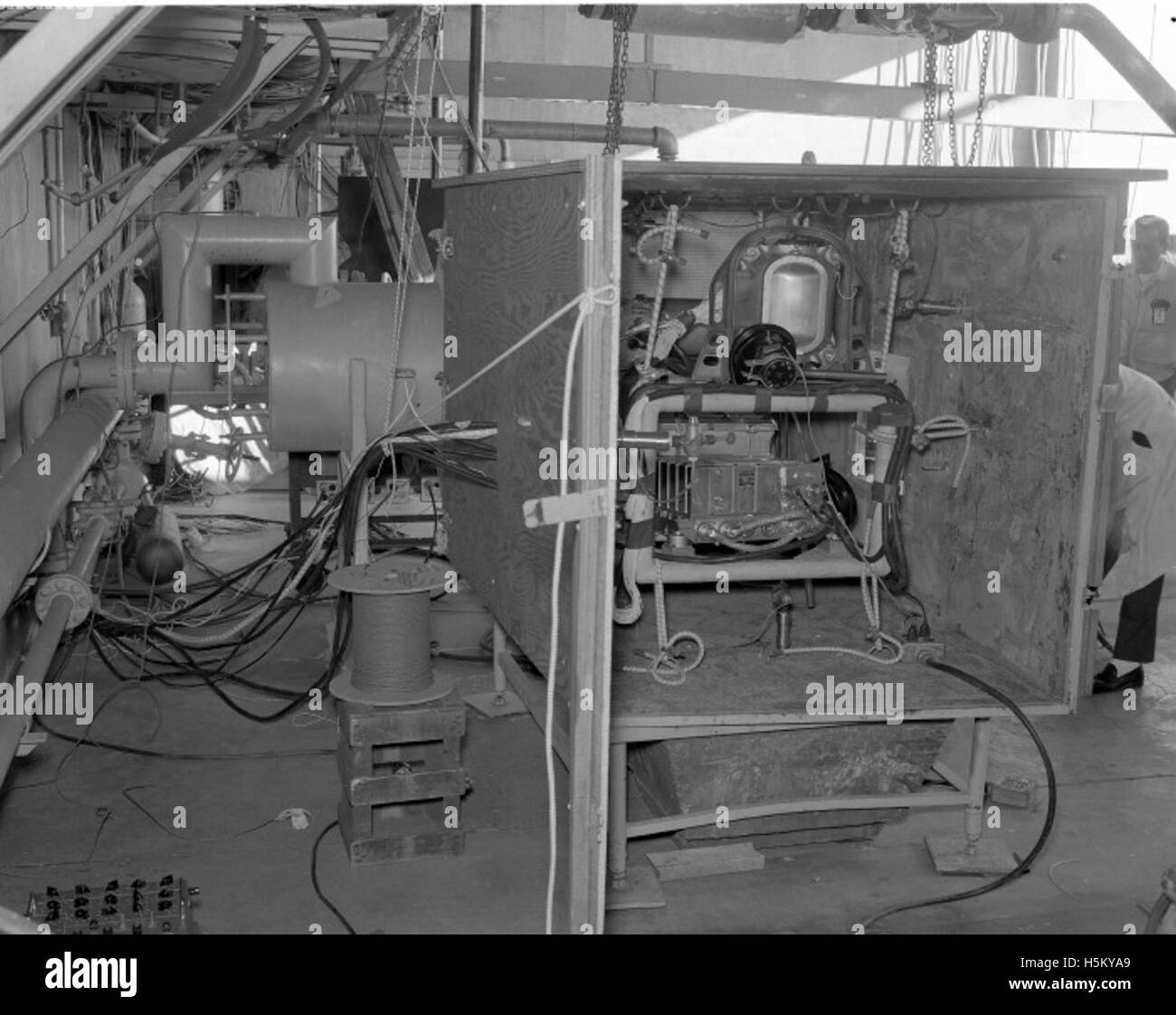 This image from the Atlas Collection shows engineers conducting an ...
