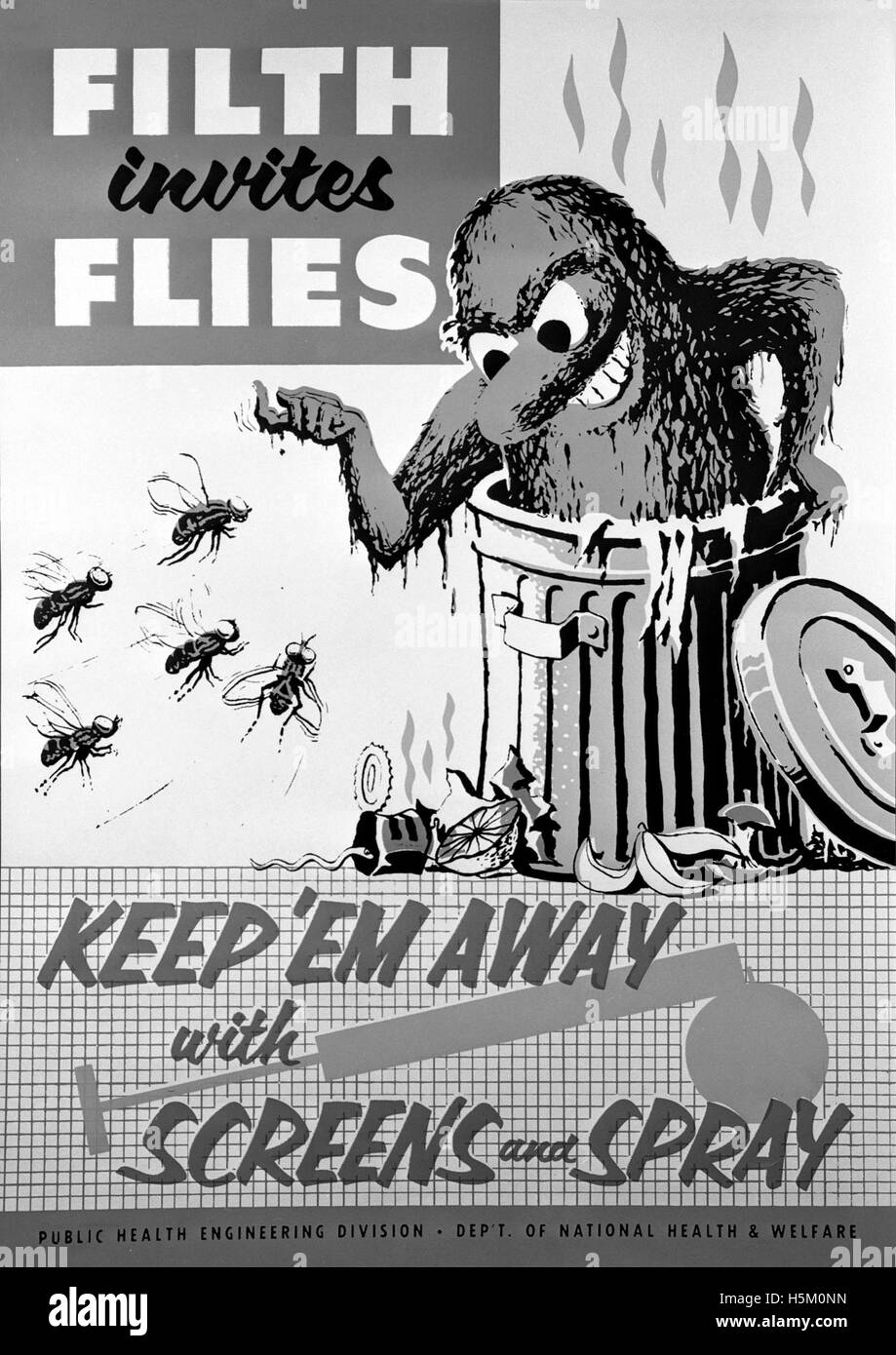 This Department of Health poster, labeled as number 283, likely ...