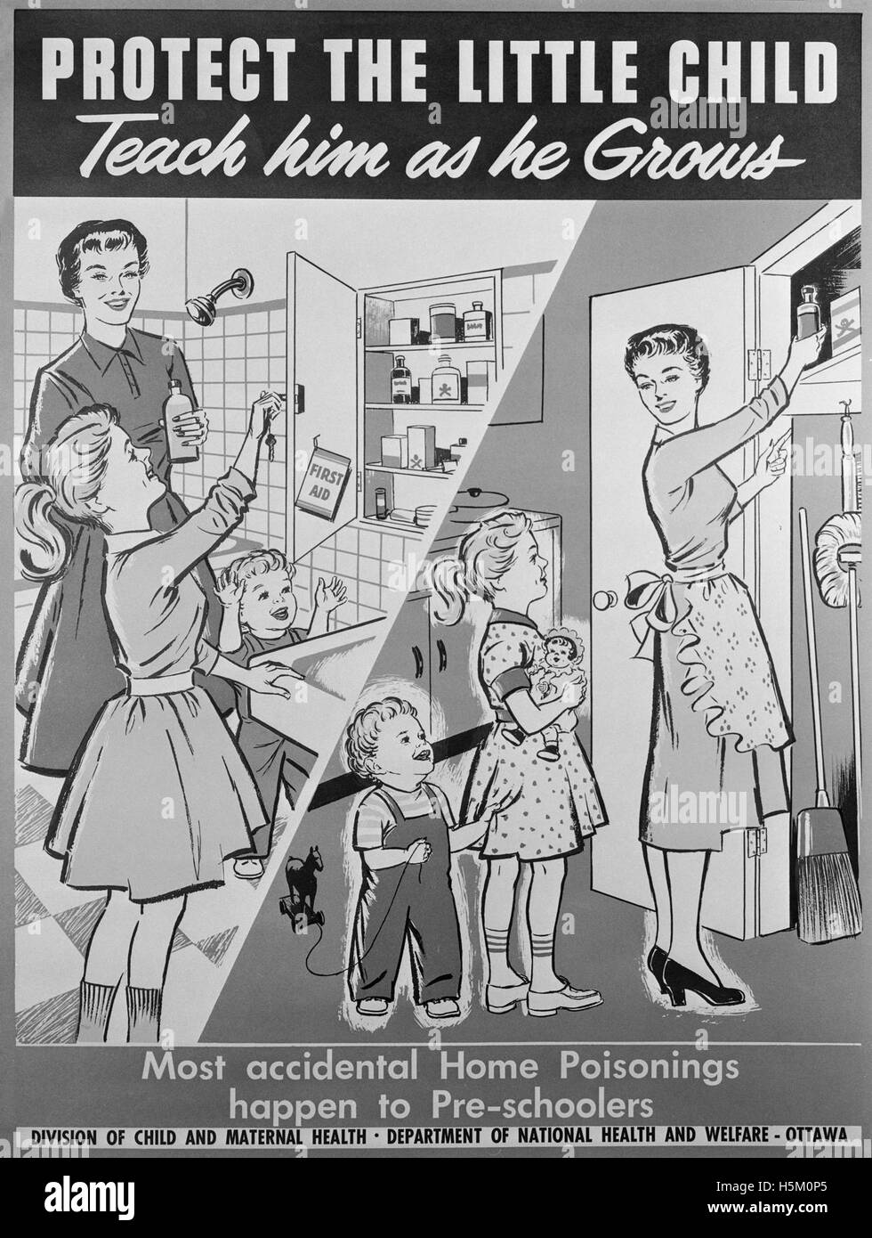 Vintage health posters hi-res stock photography and images - Alamy