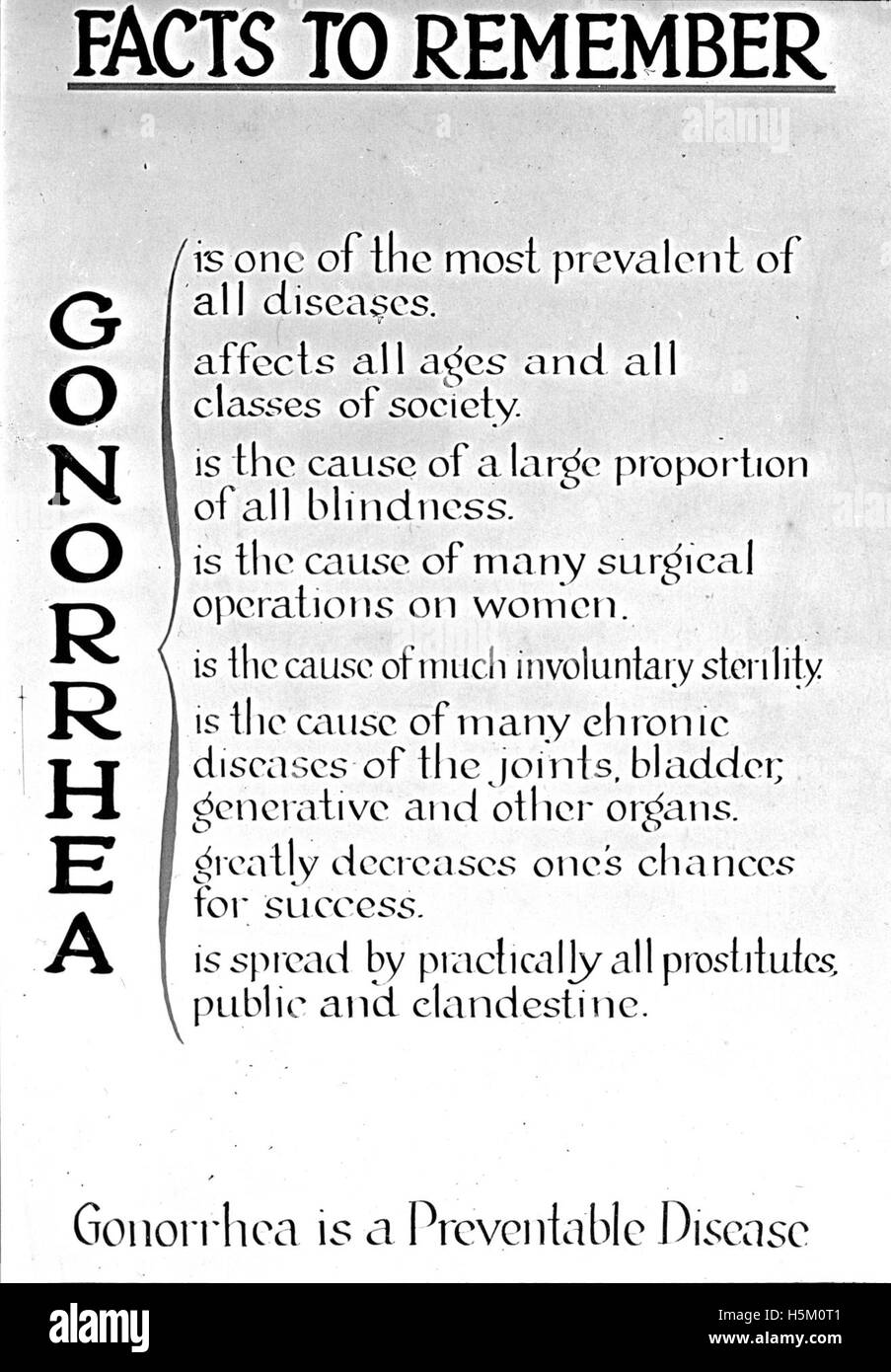 A public health poster from Alberta, Canada, addressing venereal ...