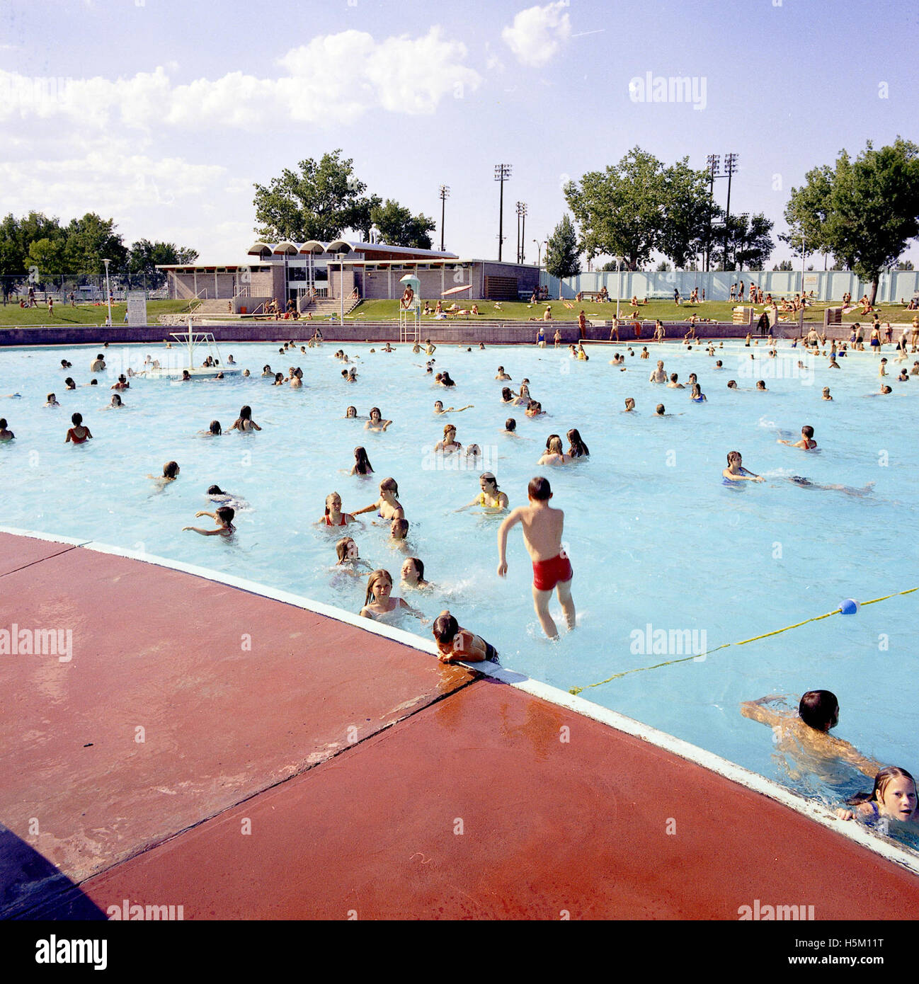 A swimming pool located in Lethbridge, Alberta, offering a recreational ...