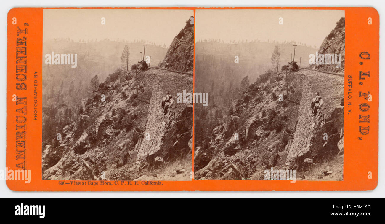 The image depicts the Bloomer Cut and Embankment, part of a railroad ...