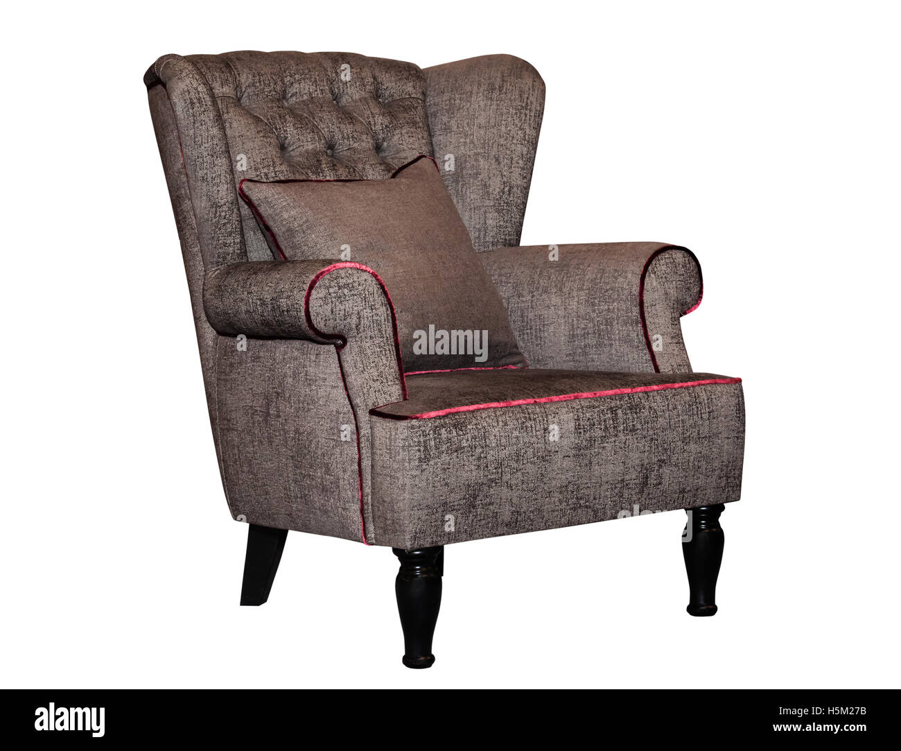 Classic textile chair Stock Photo - Alamy