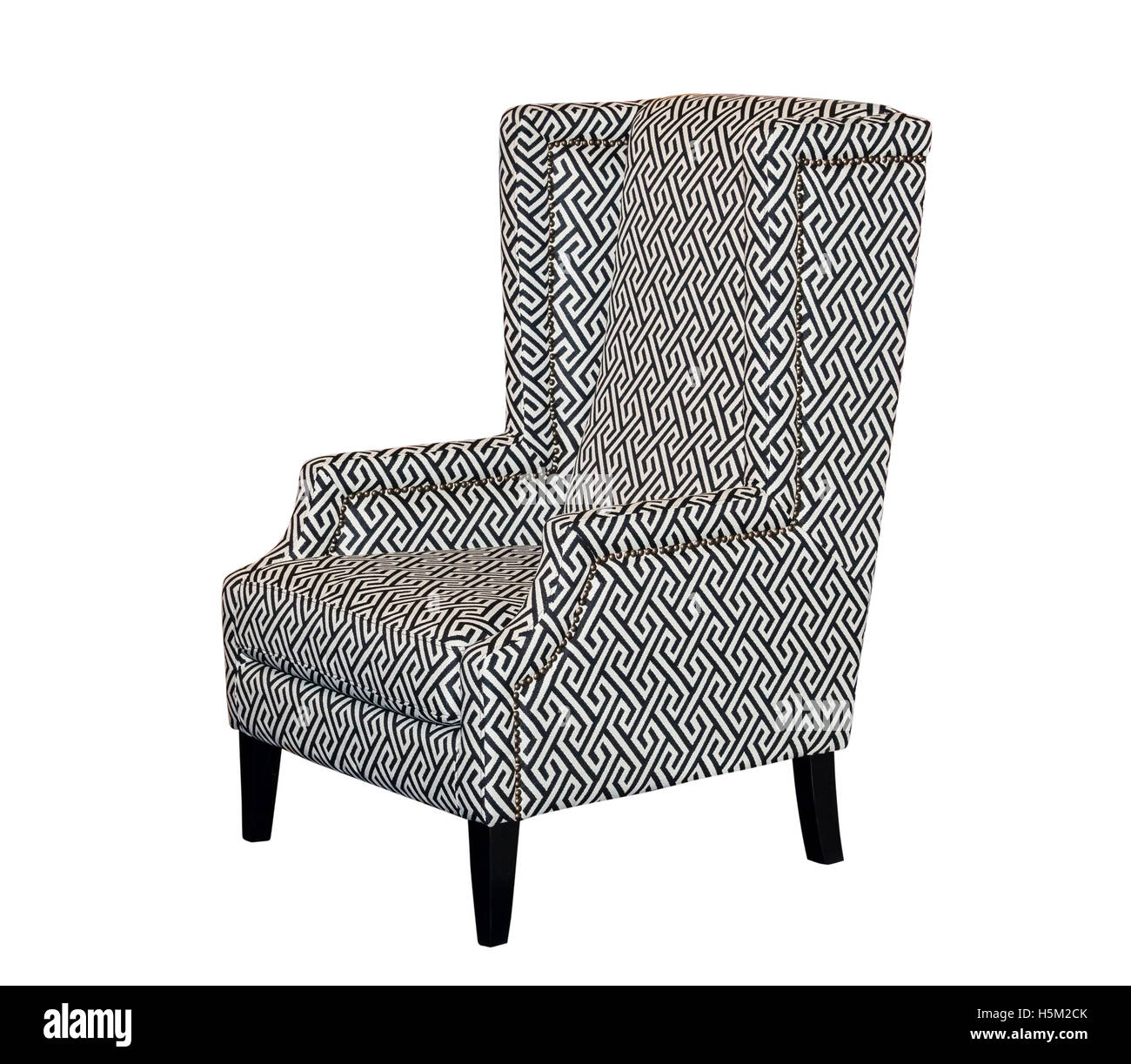 Classic textile chair Stock Photo - Alamy