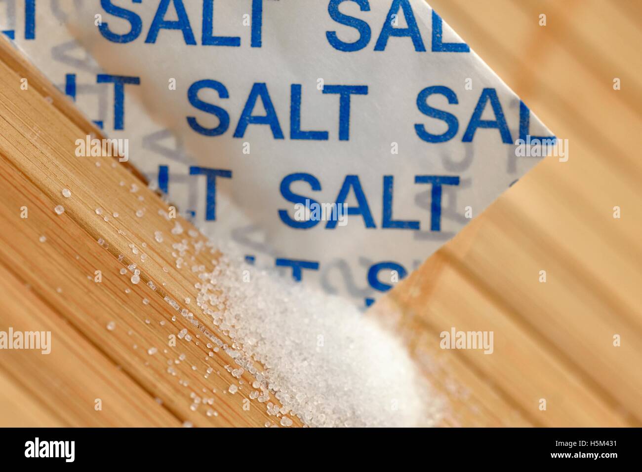 Salt sachet hi-res stock photography and images - Alamy