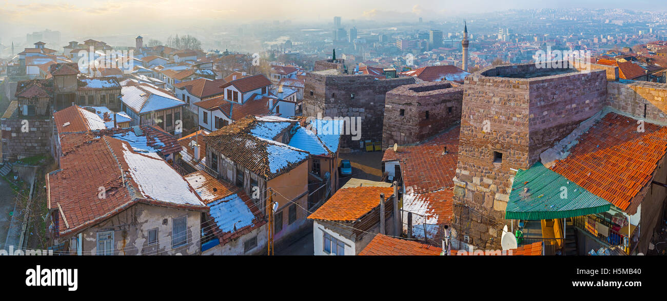 The district around the medieval citadel of Ankara, named the Turkish ...