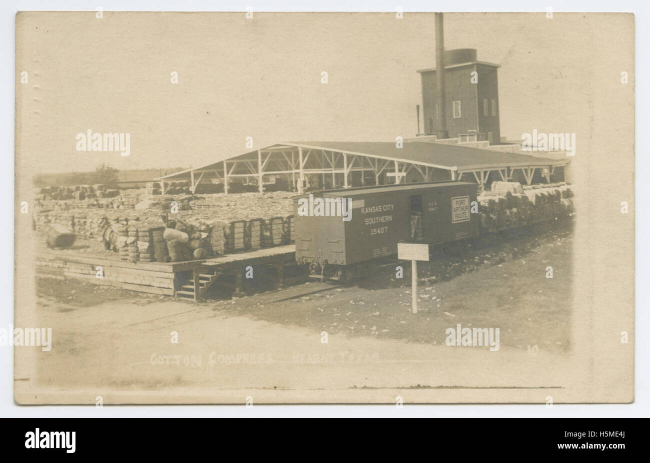Cotton Compress, Hearne, Texas Stock Photo - Alamy