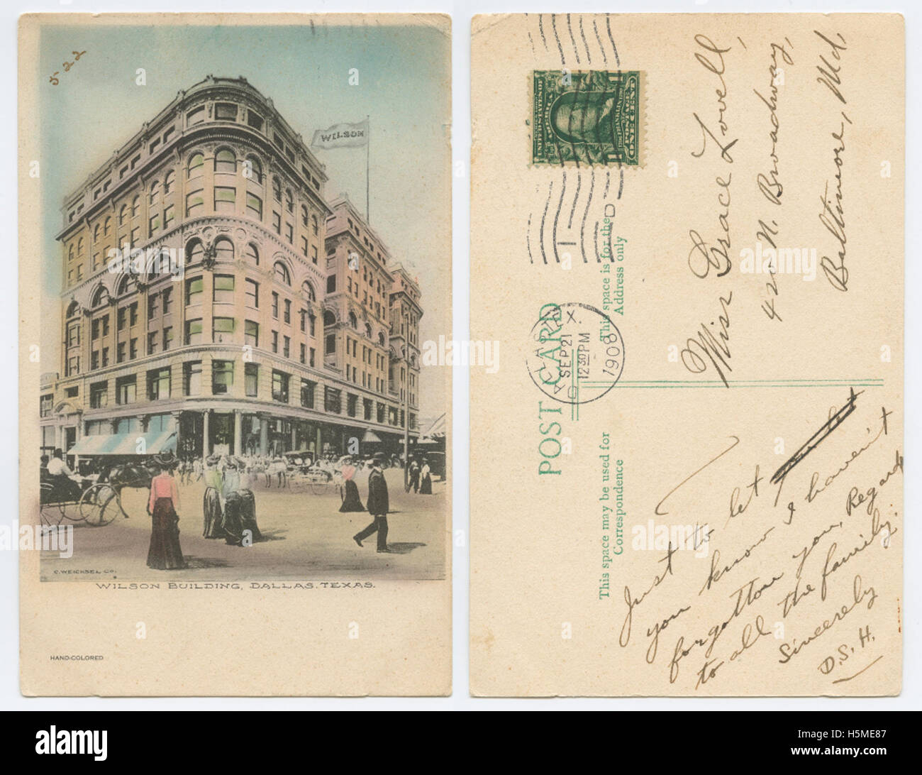 The Wilson Building in Dallas, Texas, is a historical landmark, known ...