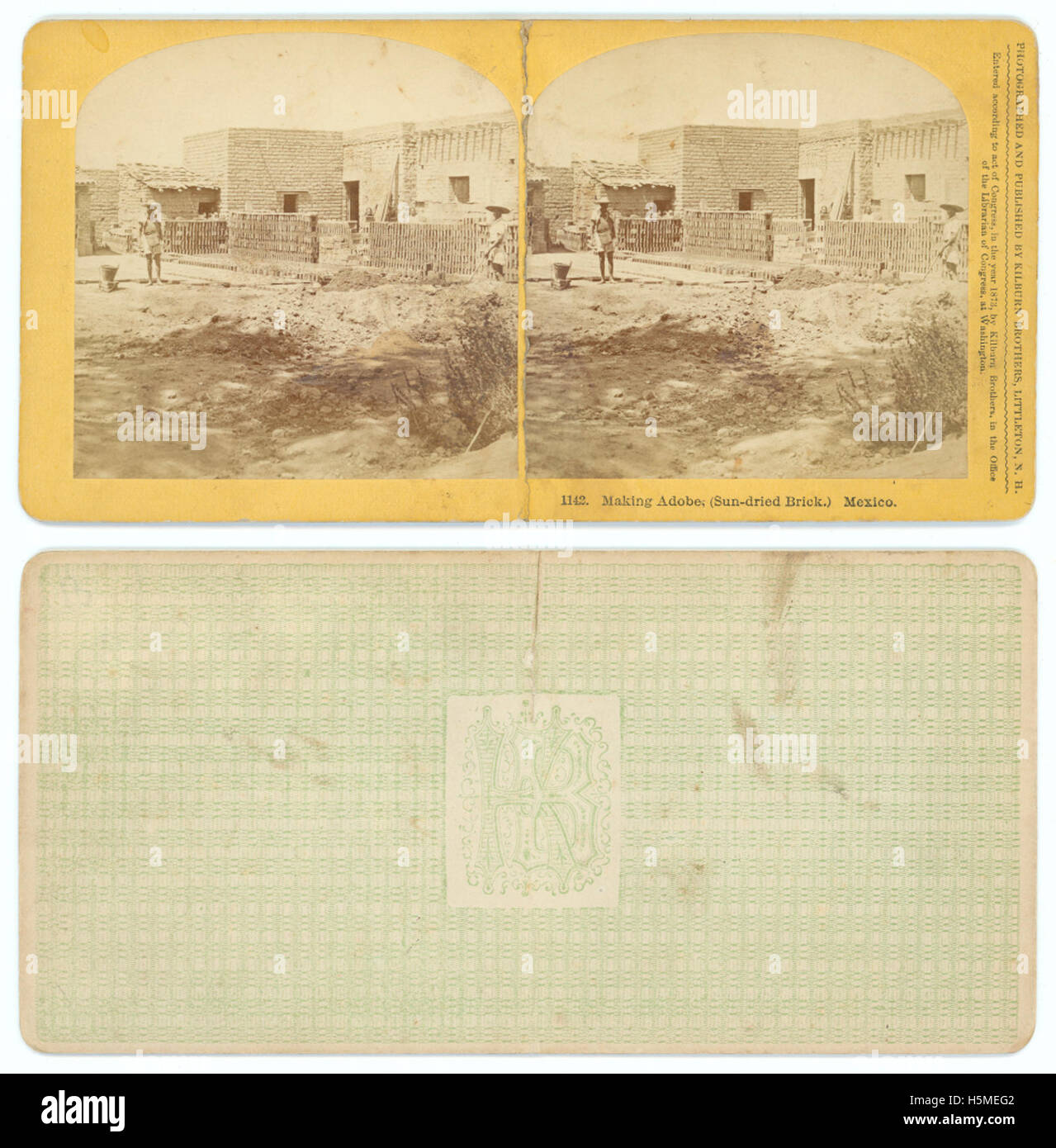 This image depicts the process of making adobe, a traditional sun-dried ...