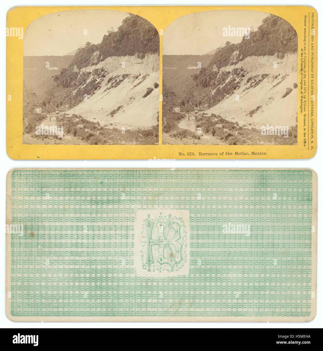 A photograph of the Barranca of the Metlac in Mexico, taken by American ...